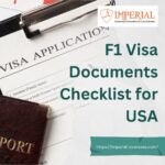 F1 Visa Documents Checklist for USA | Study visa for usa | Imperial