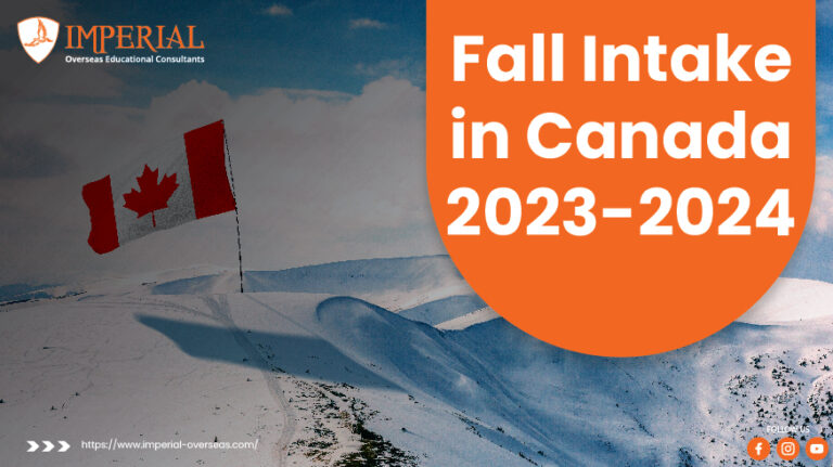 Fall Intake in Canada 2023-2024: University Deadlines and Choices